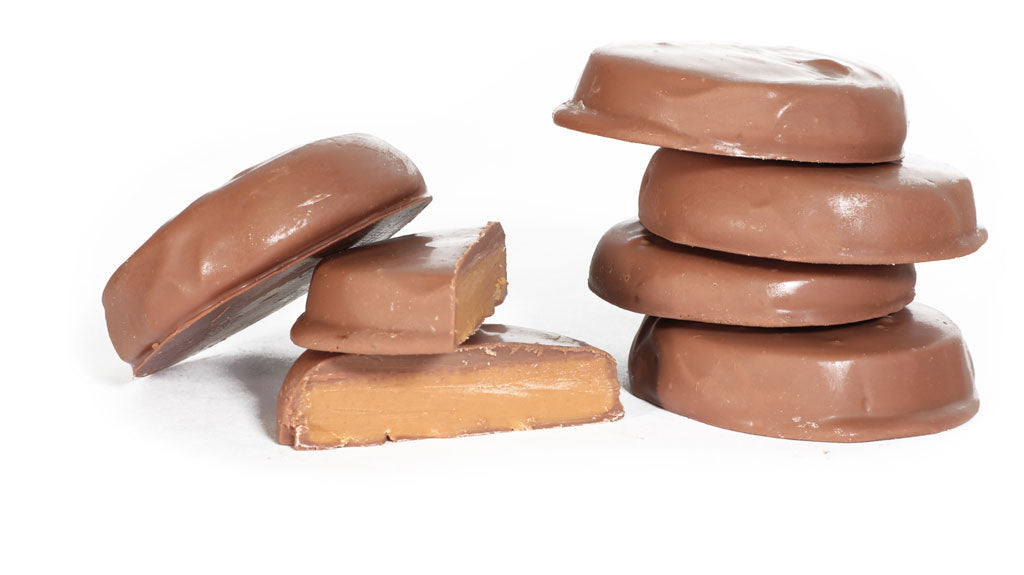 Peanut Butter Pucks (Milk Chocolate) – Zak & Mac's Chocolate Haus